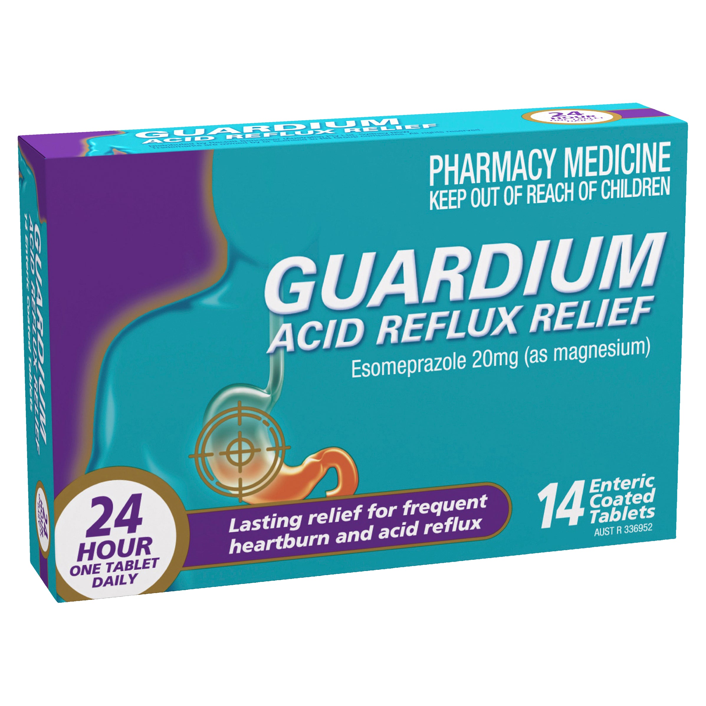 Guardium Acid Reflux Relief 14 Tablets — Giant Chemist Harbour Town