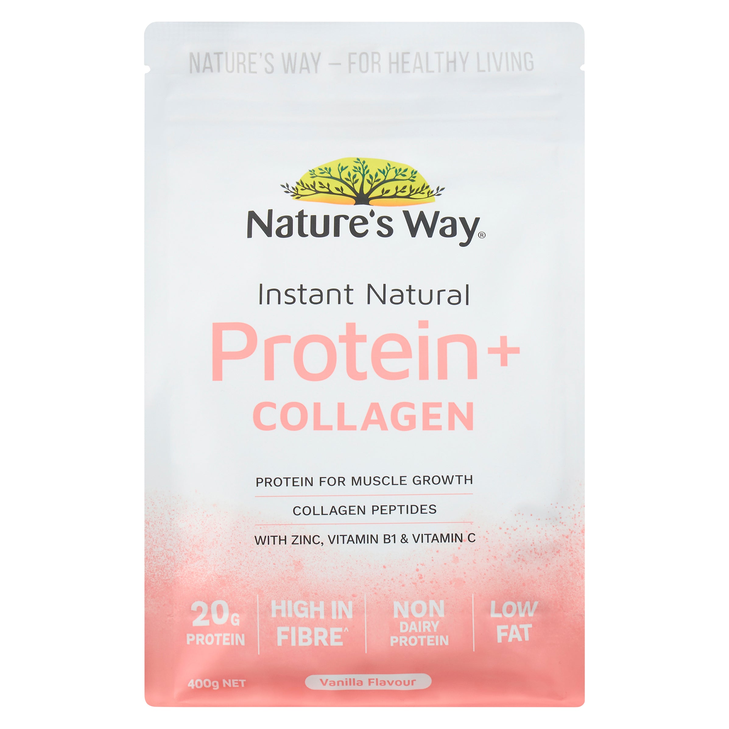 Nature's Way Instant Natural Protein + Collagen 400g — Giant Chemist ...