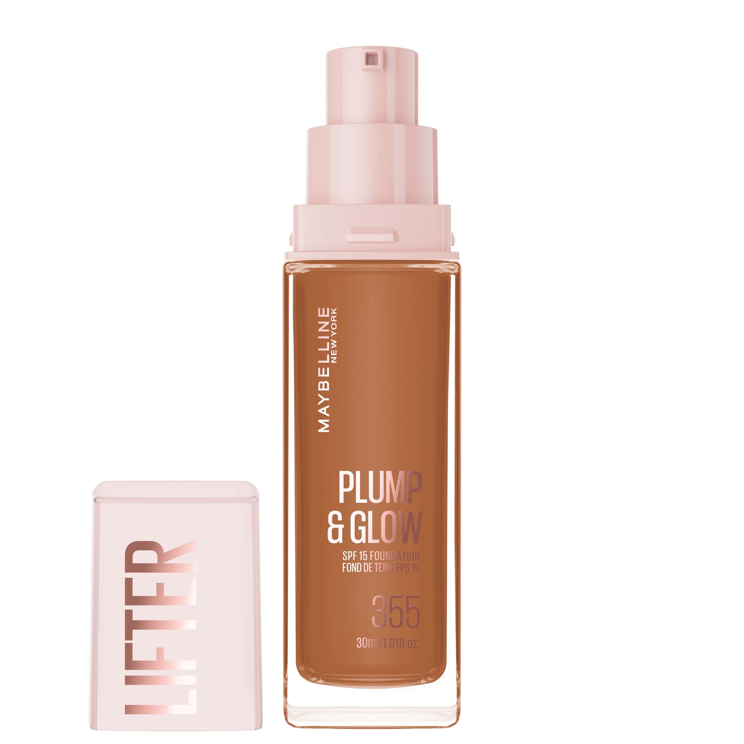 Maybelline Lifter Plump & Glow Foundation 355 — Giant Chemist Harbour Town