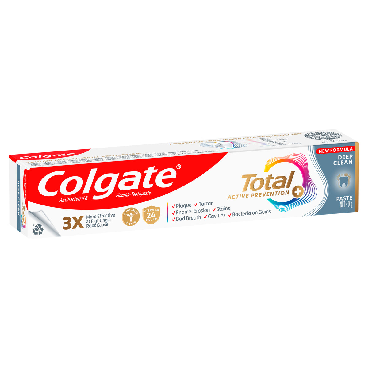 Colgate Total Active Prevention Toothpaste Deep Clean 40g — Giant ...
