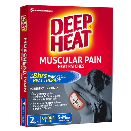 Deep Heat Patches Regular 2 pk — Giant Chemist Harbour Town