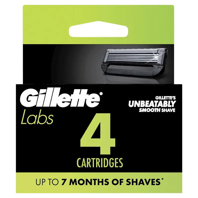 Gillette Labs Razor Blades Cartridges 4 Pack — Giant Chemist Harbour Town