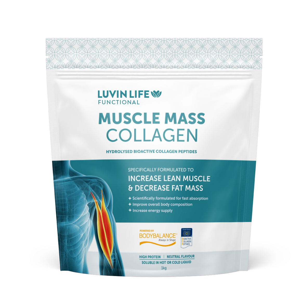 Luvin Life Muscle Mass 1kg — Giant Chemist Harbour Town