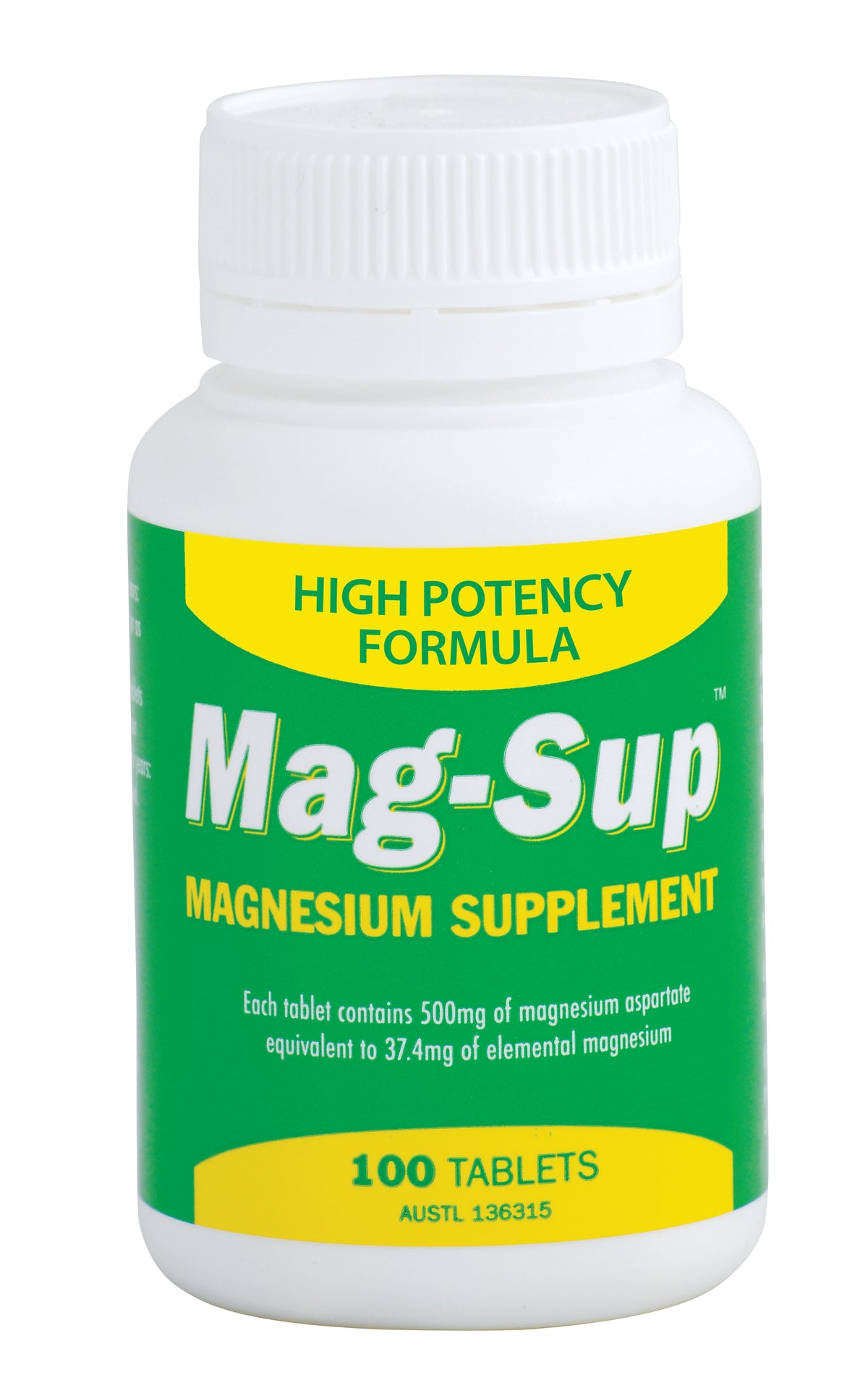 Mag-Sup 500mg 100 Tablets — Giant Chemist Harbour Town