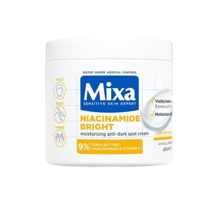 Mixa Niacinamide Bright 9% Niacinamide Jar 400ml — Giant Chemist ...