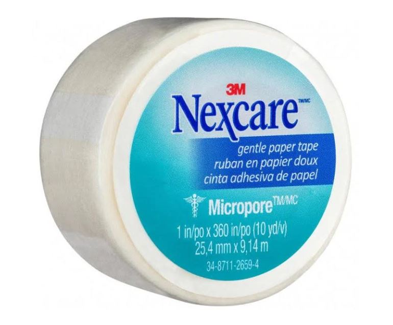 Nexcare Micropore White 25mm X 9.1m Individual Roll — Giant Chemist ...
