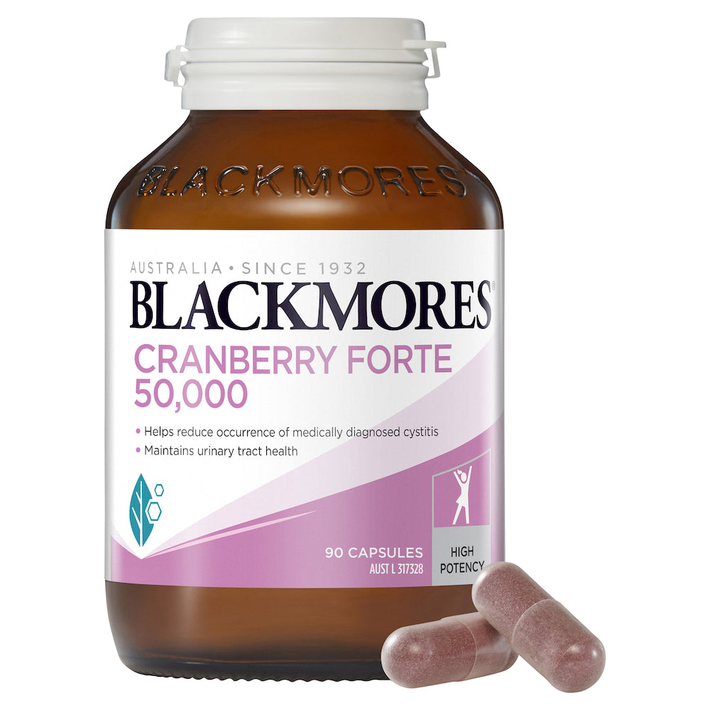 Blackmores Cranberry Forte 50000mg 90 Tablets — Giant Chemist Harbour Town