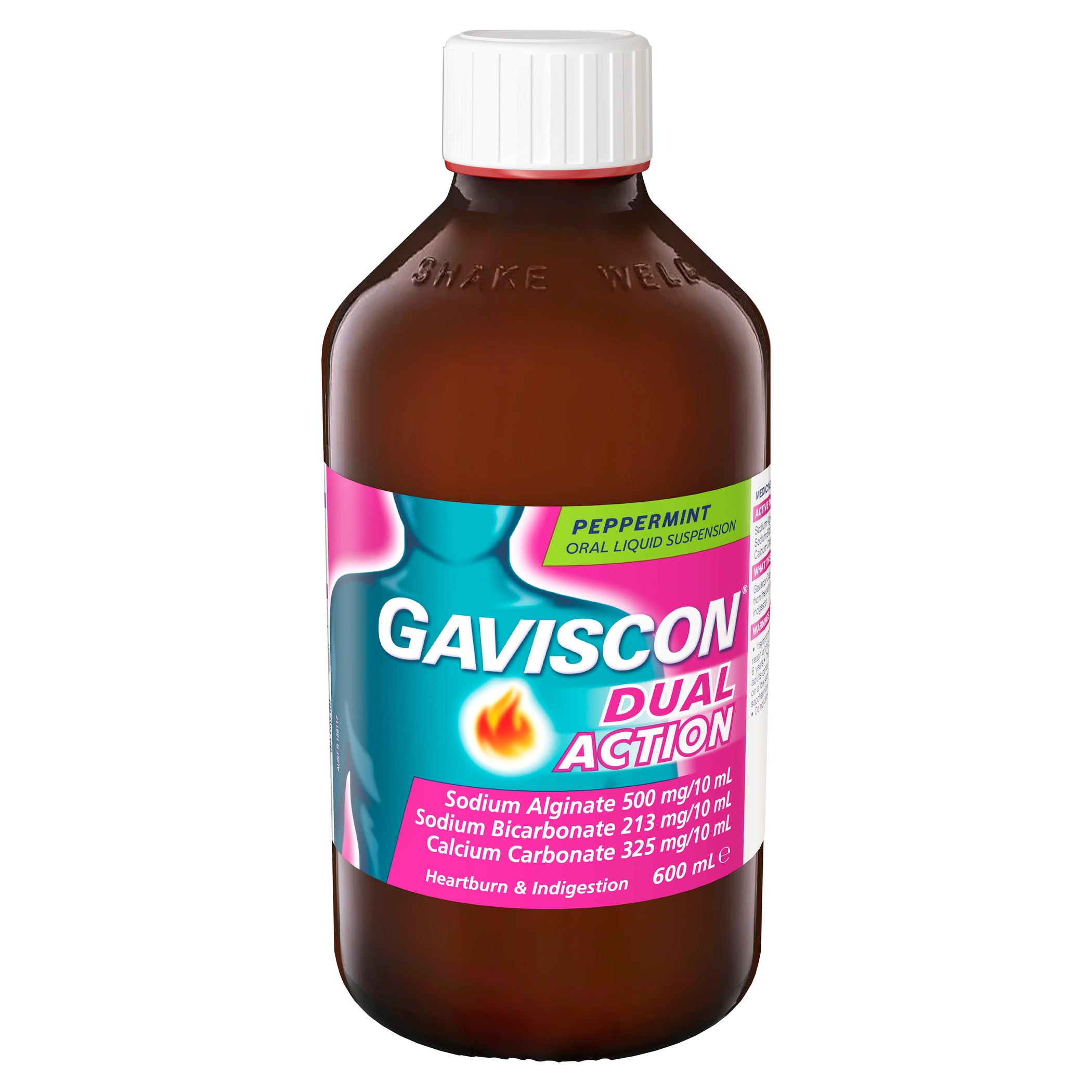 Gaviscon Dual Action Liquid 600ml — Giant Chemist Harbour Town