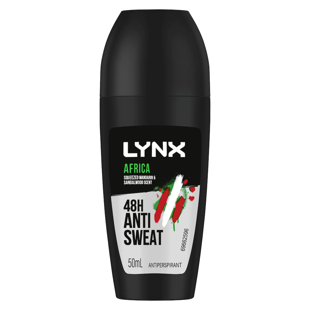 Lynx Deodorant Roll On Dry Africa 50ml — Giant Chemist Harbour Town