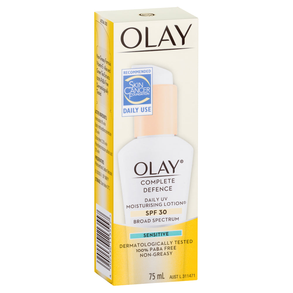 Olay Complete UV Max Defense Lotion SPF 30 Sensitive 75ml — Giant ...