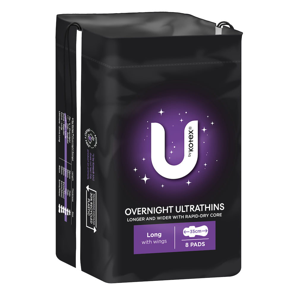 U By Kotex Ultrathins Overnight Long 8 — Giant Chemist Harbour Town