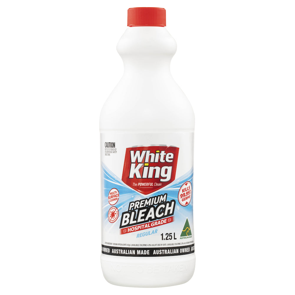 White King Bleach Regular 1.25L — Giant Chemist Harbour Town